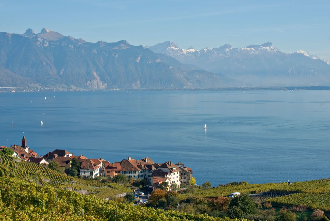 région du lac leman : promenade dans le Lavaux et ses vignes