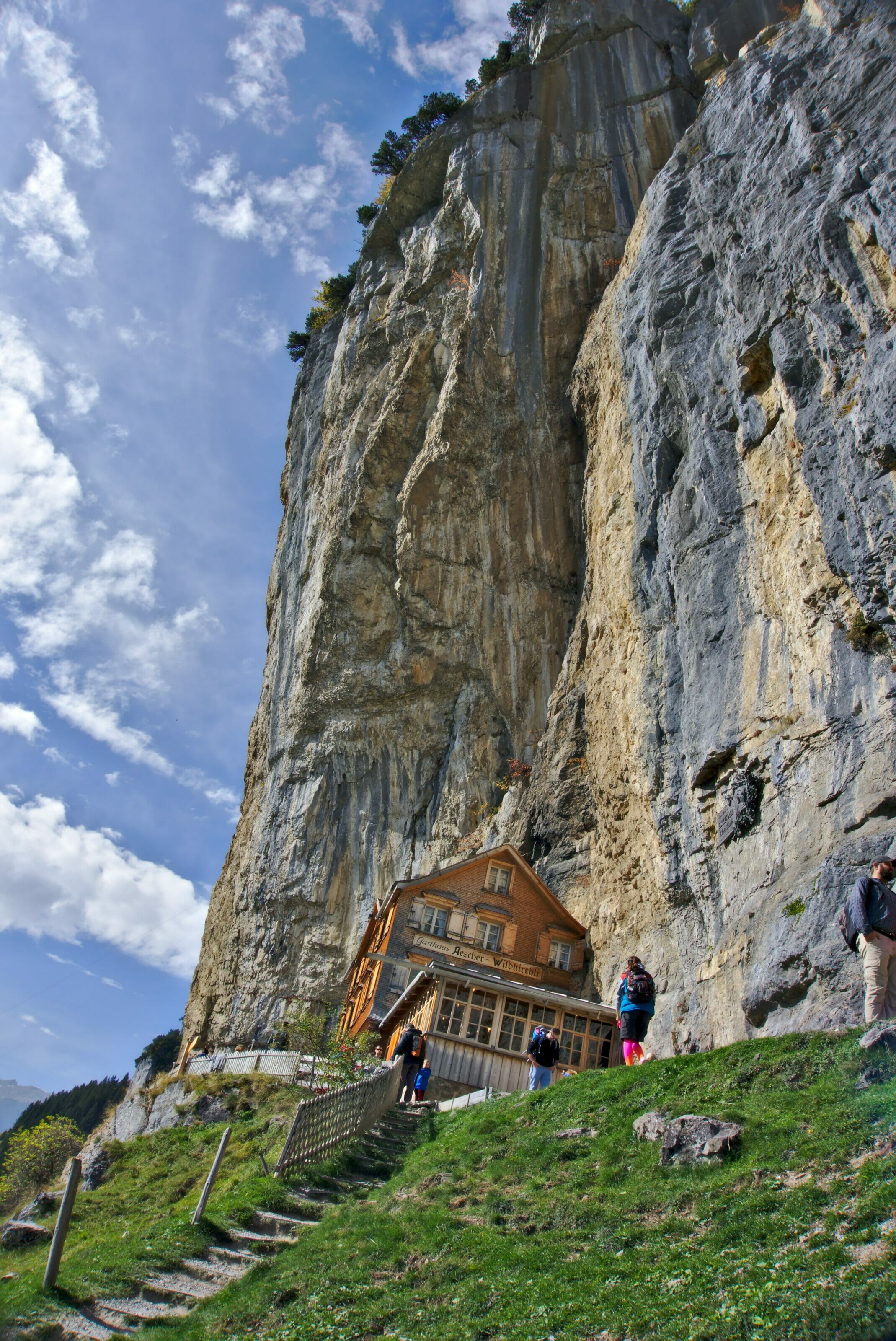 A beautiful hike to the Seealpsee and Hotel Aescher, Appenzell