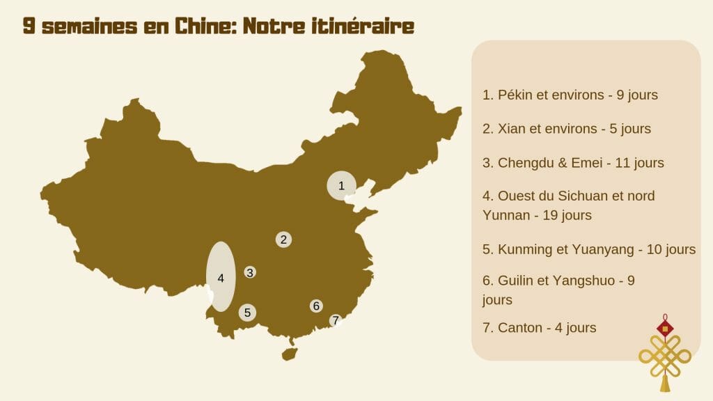 Voyage en Chine: Carte, idées d'itinéraire et coups de coeur