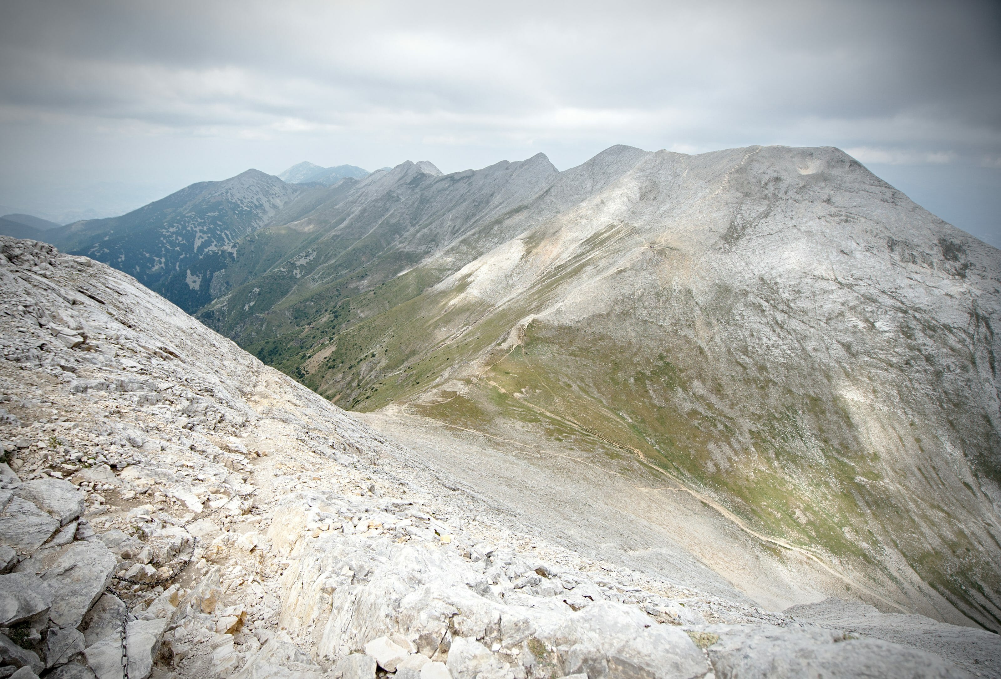 Hiking Koncheto ridge and Vihren peak in the Pirin national park, Bulgaria
