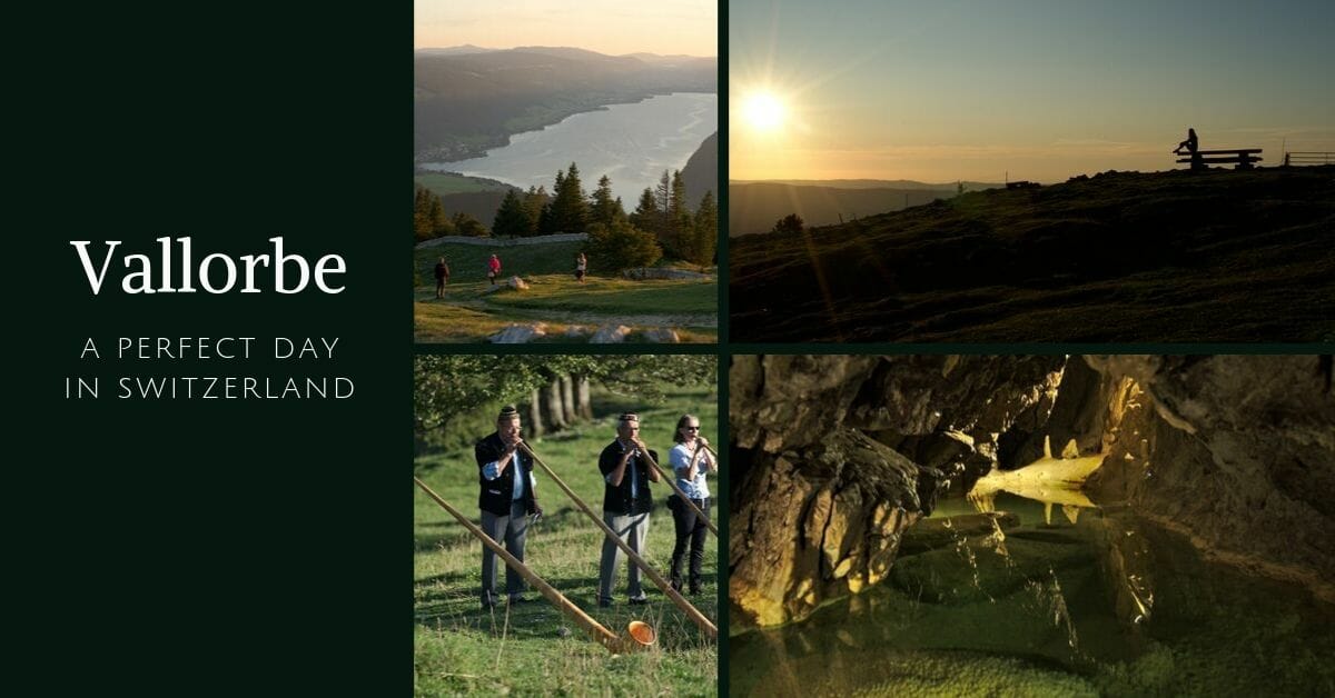 Visit of Vallorbe: the Orbe gorges, the caves and the Dent de Vaulion