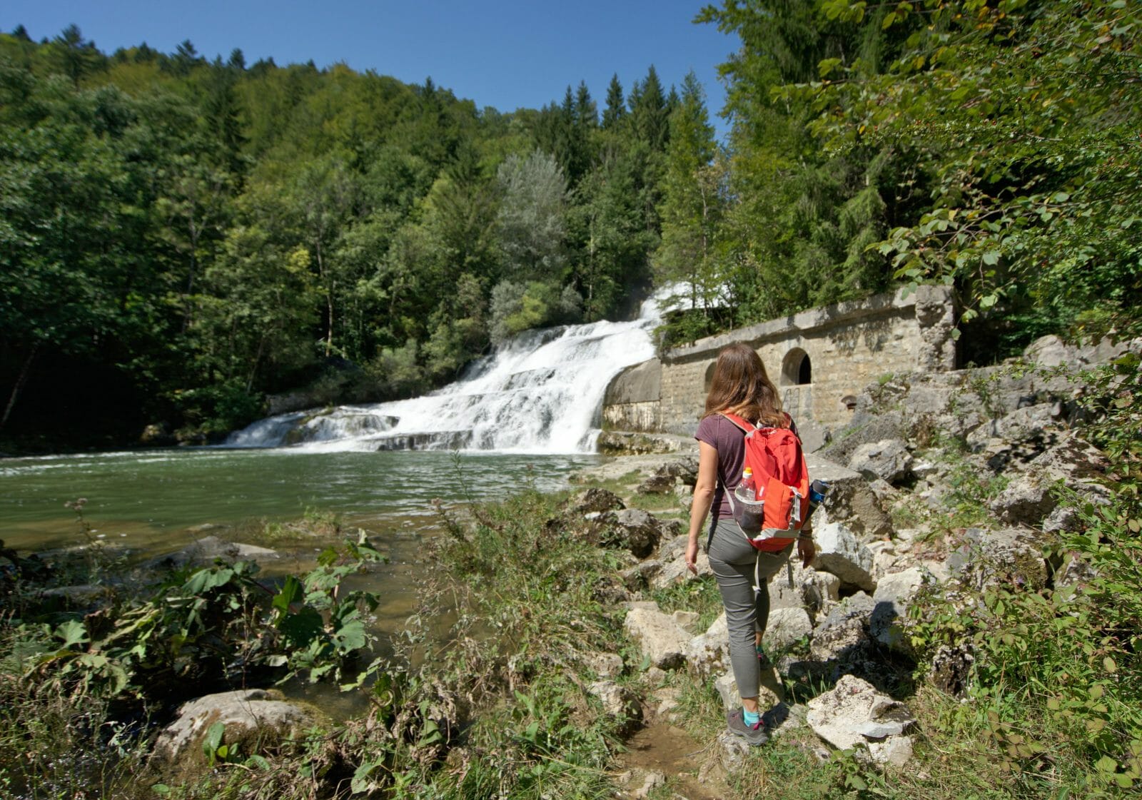 Visit of Vallorbe: the Orbe gorges, the caves and the Dent de Vaulion