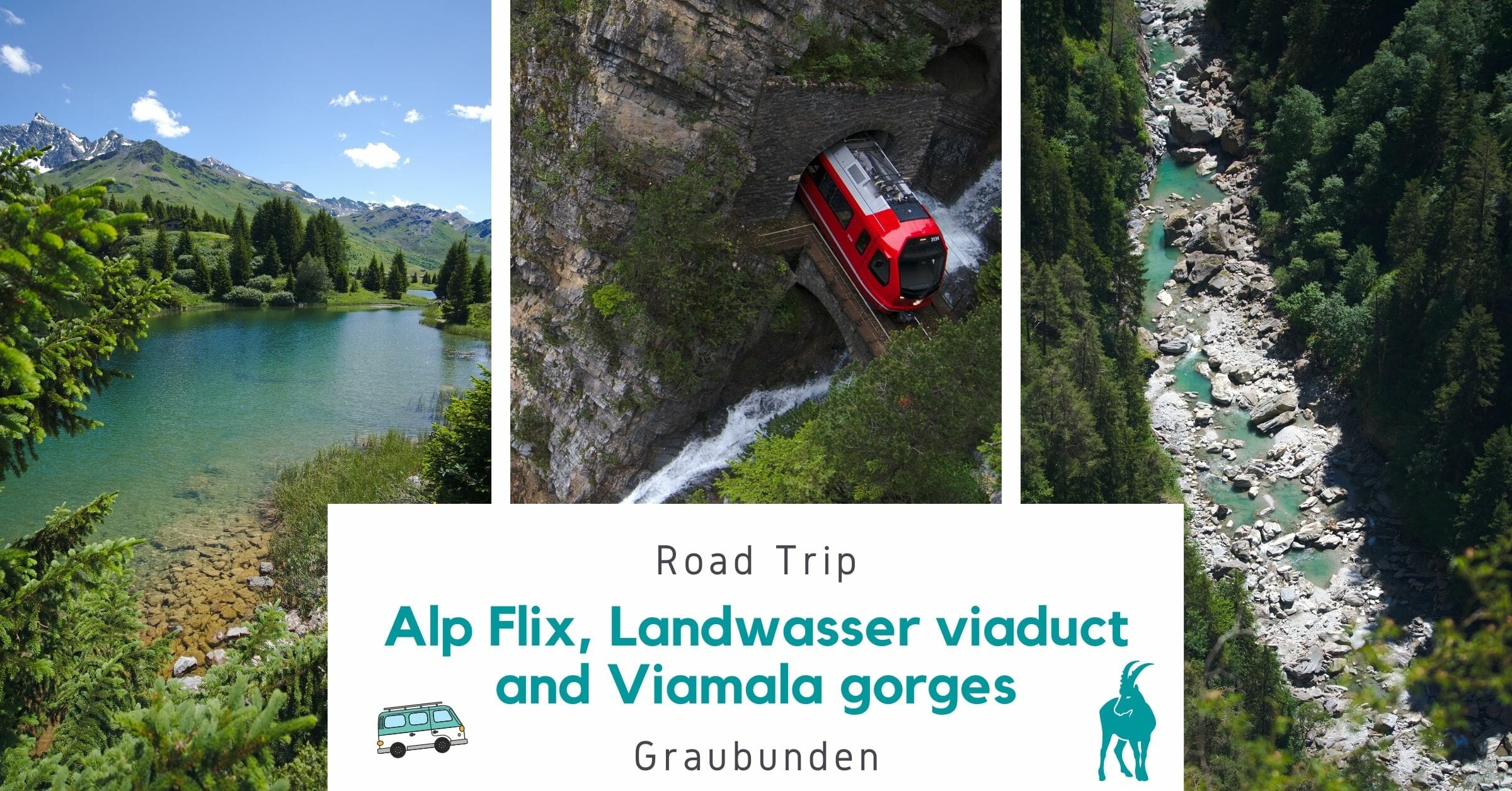 Graubünden: Alp Flix, Landwasser Viaduct and Viamala Gorge