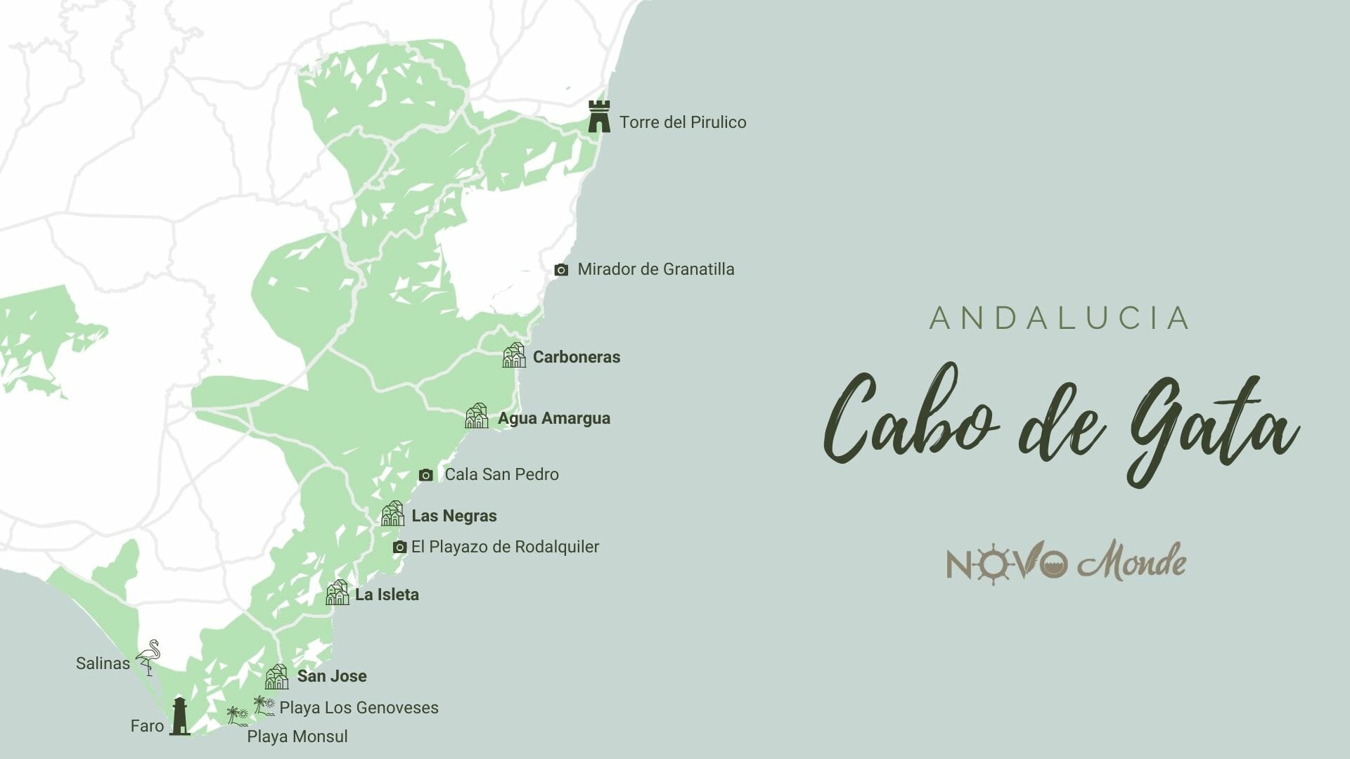 Que faire et que voir au parc naturel Cabo de Gata en Andalousie?