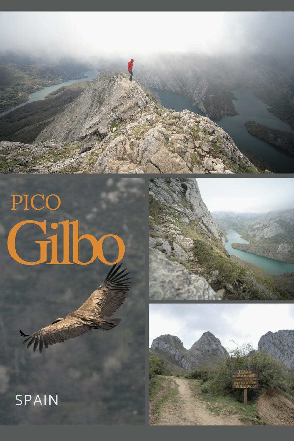 Ascent of Pico Gilbo (1679m) from the village of Riaño (map + GPX)
