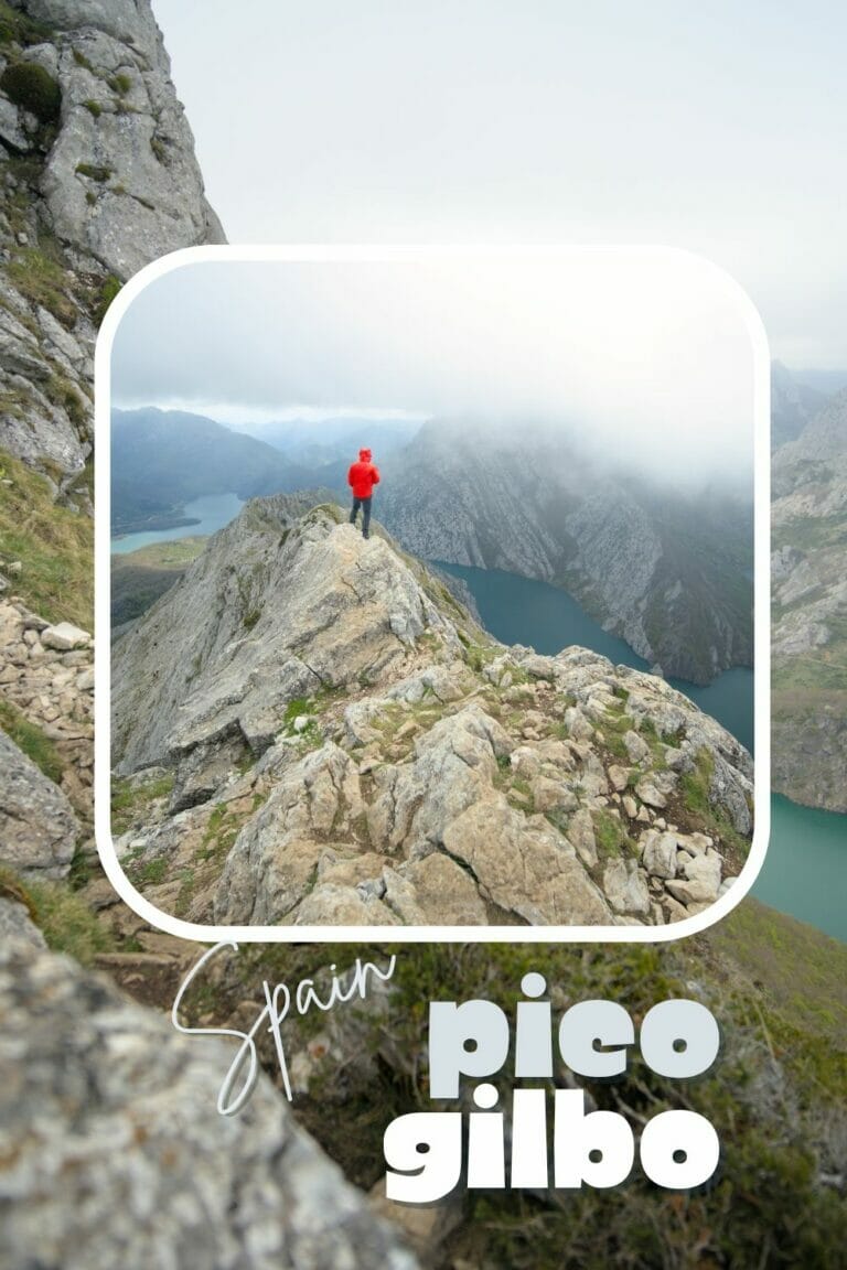 Ascent of Pico Gilbo (1679m) from the village of Riaño (map + GPX)