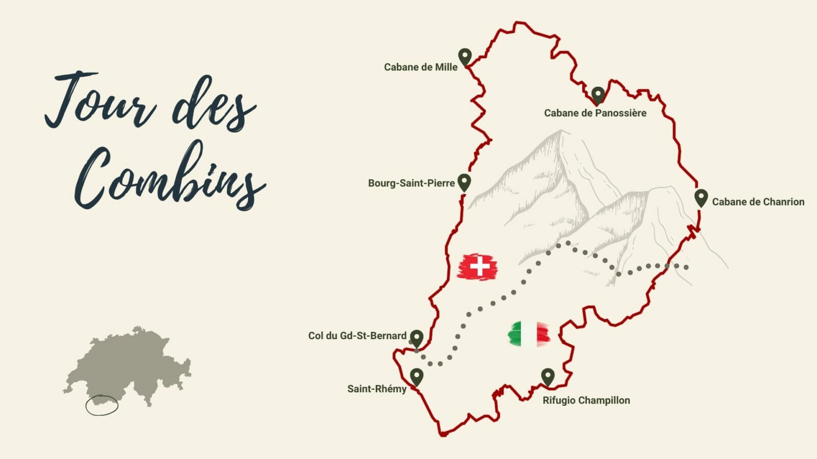 Notre guide du tour des Combins en 5 ou 7 jours de marche