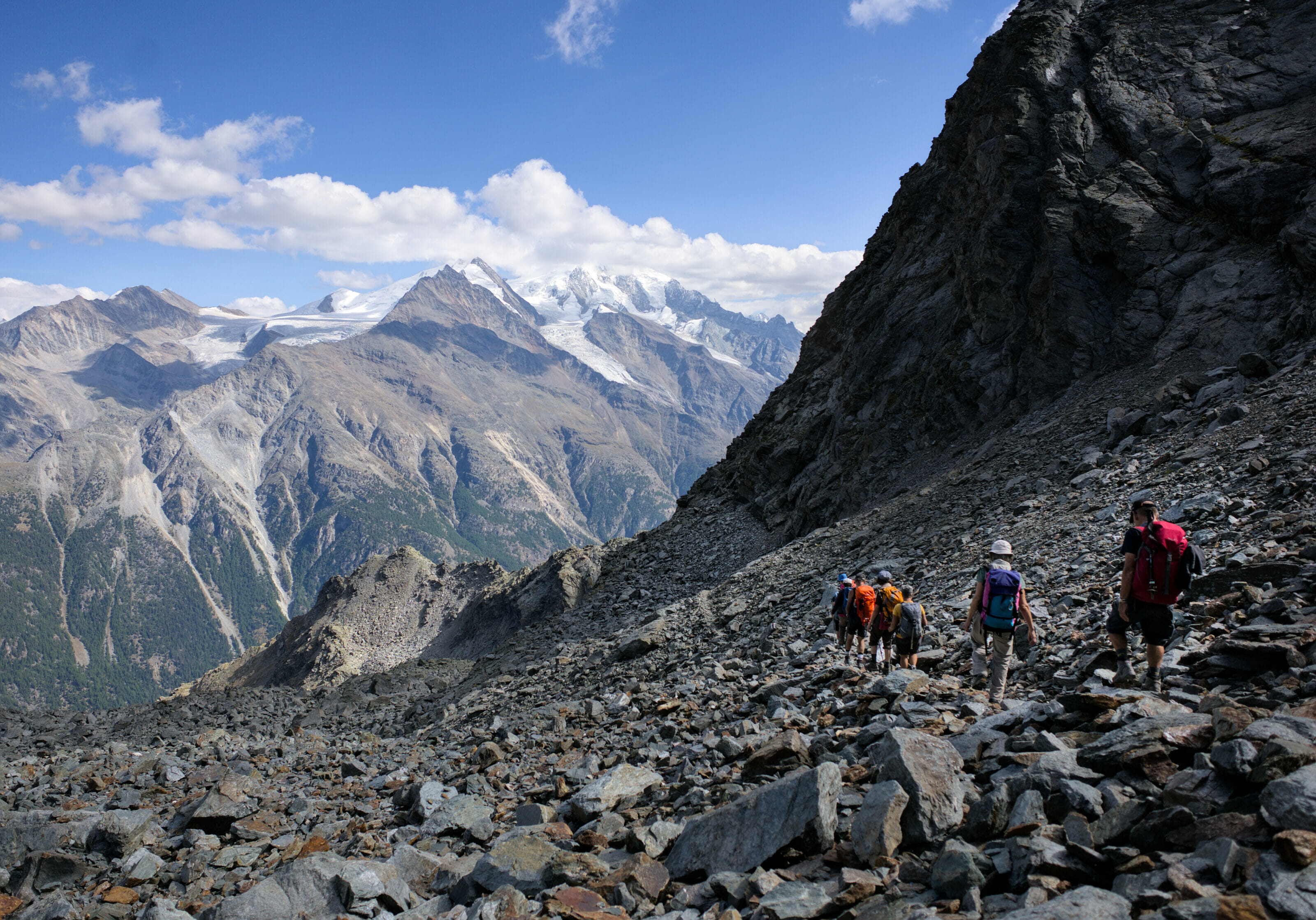 From the valleys of Zermatt to Tourtemagne via Topali and the Schöllijoch