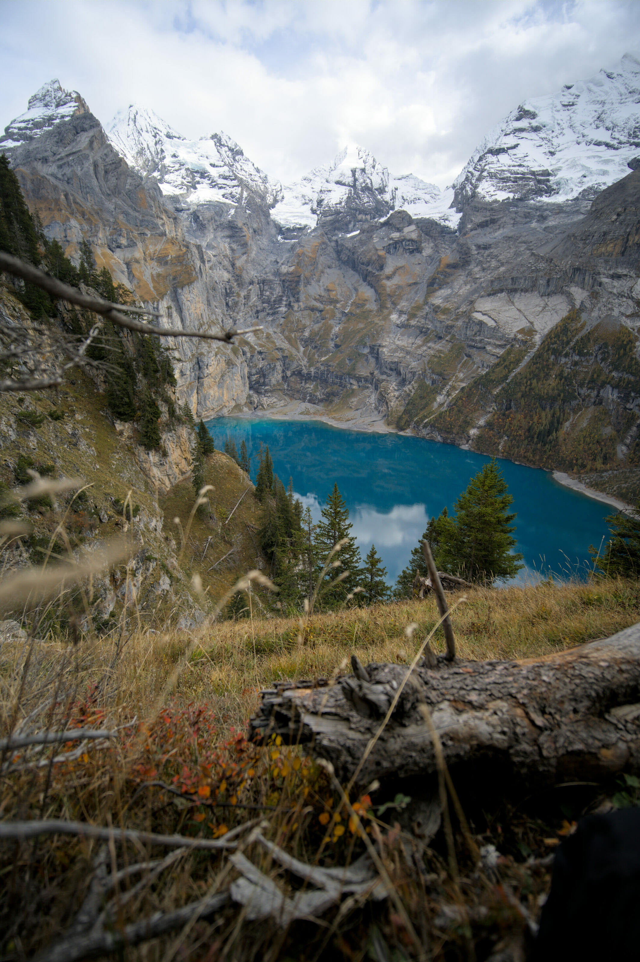 Hiking the Oeschinen Lake, one of the best lakes in Switzerland