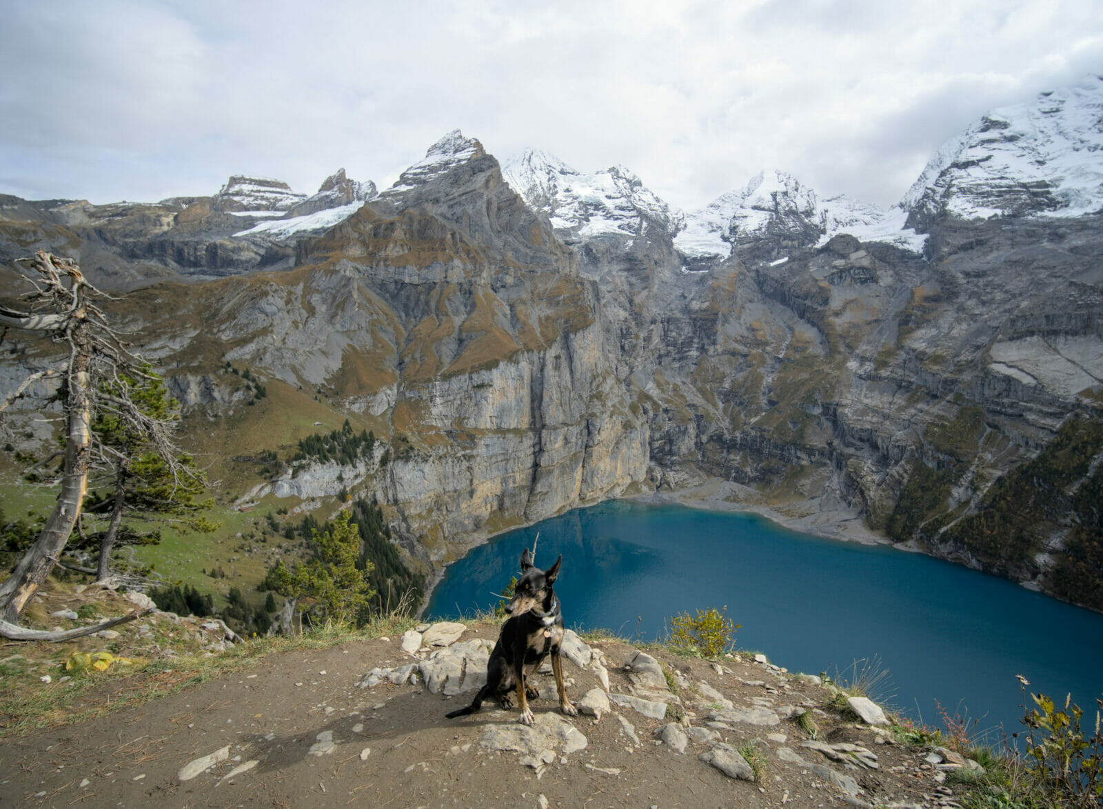 Hiking the Oeschinen Lake, one of the best lakes in Switzerland