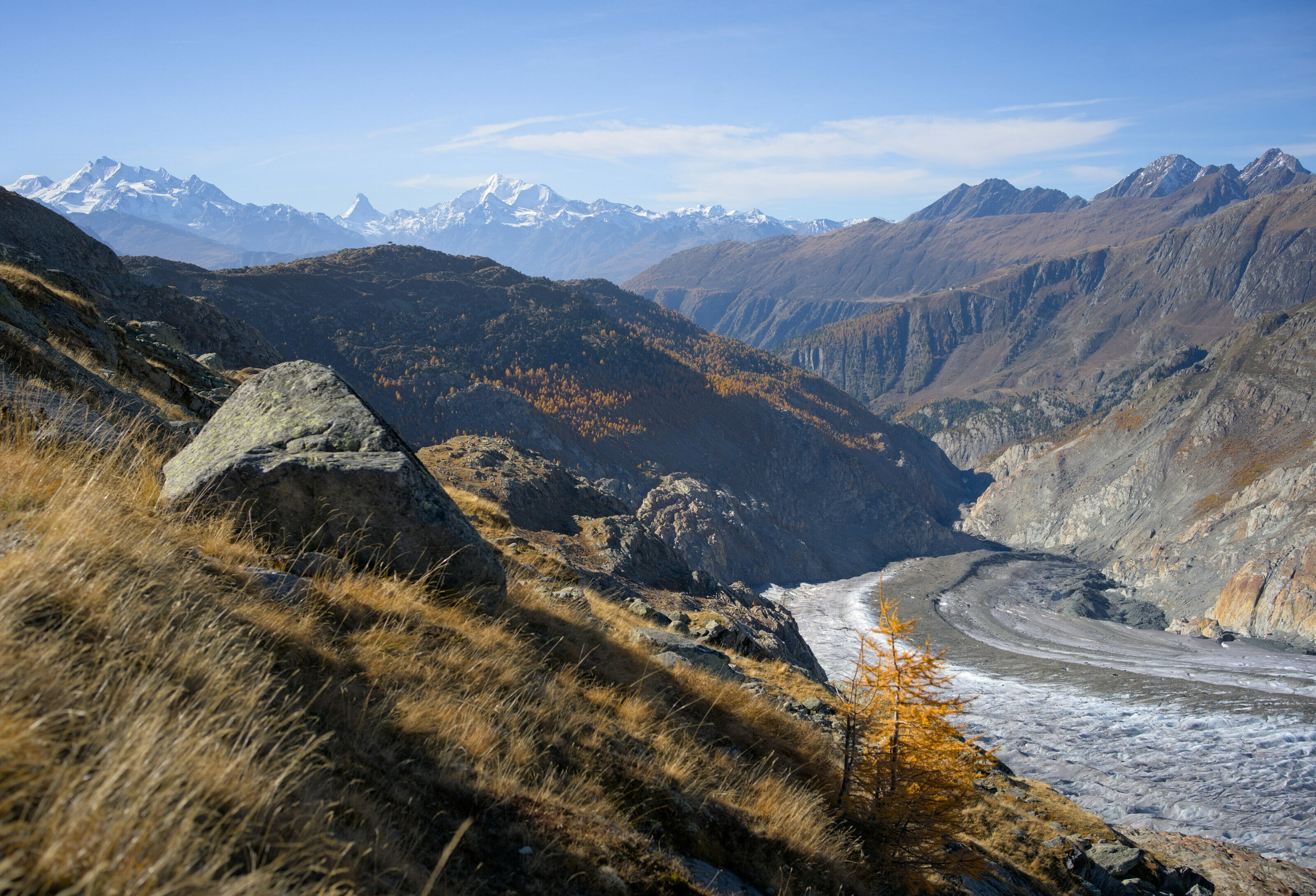 Hiking to see the Aletsch glacier: our practical guide (map + GPX)