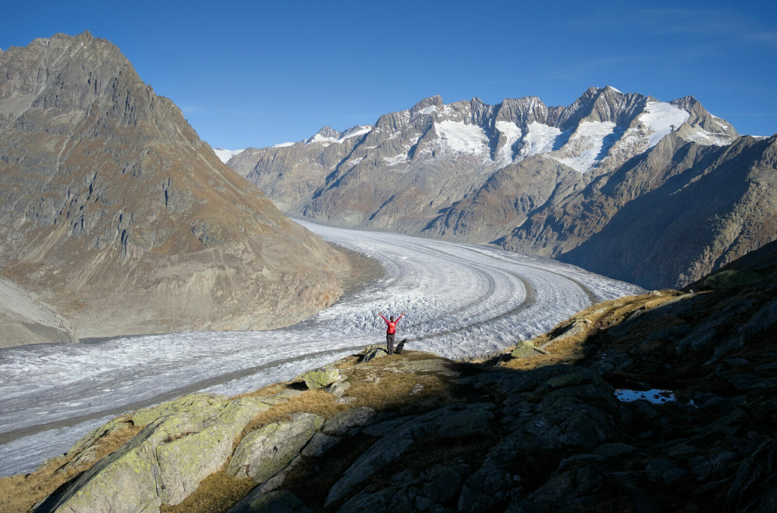 Hiking to see the Aletsch glacier: our practical guide (map + GPX)