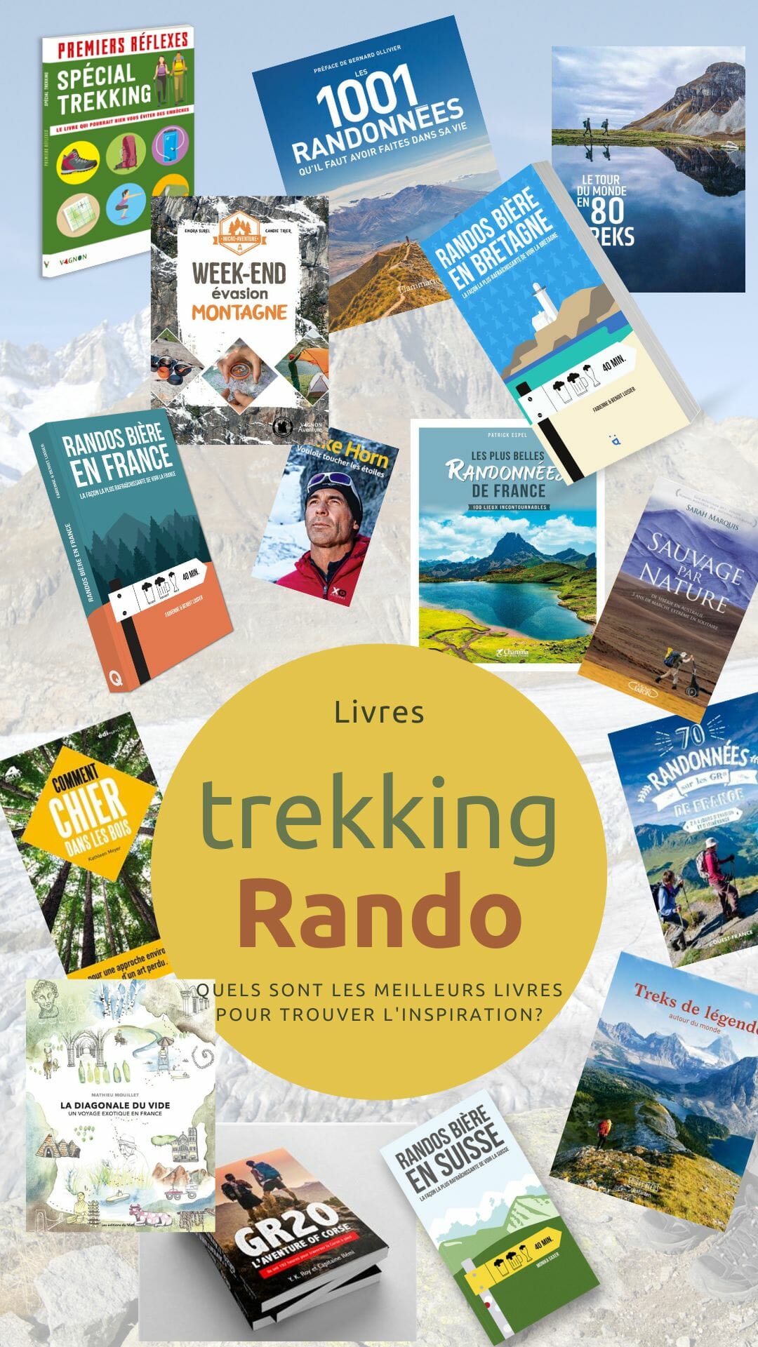 Notre sélection des meilleurs livres sur la randonnée