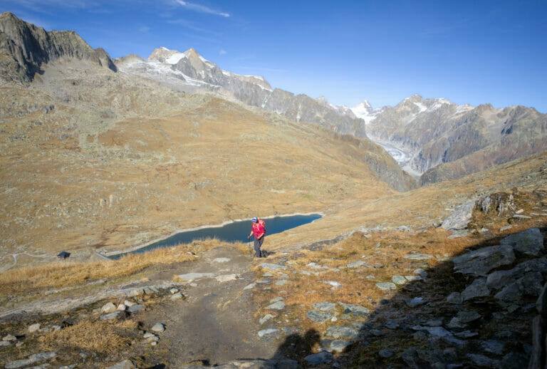 Hiking to see the Aletsch glacier: our practical guide (map + GPX)