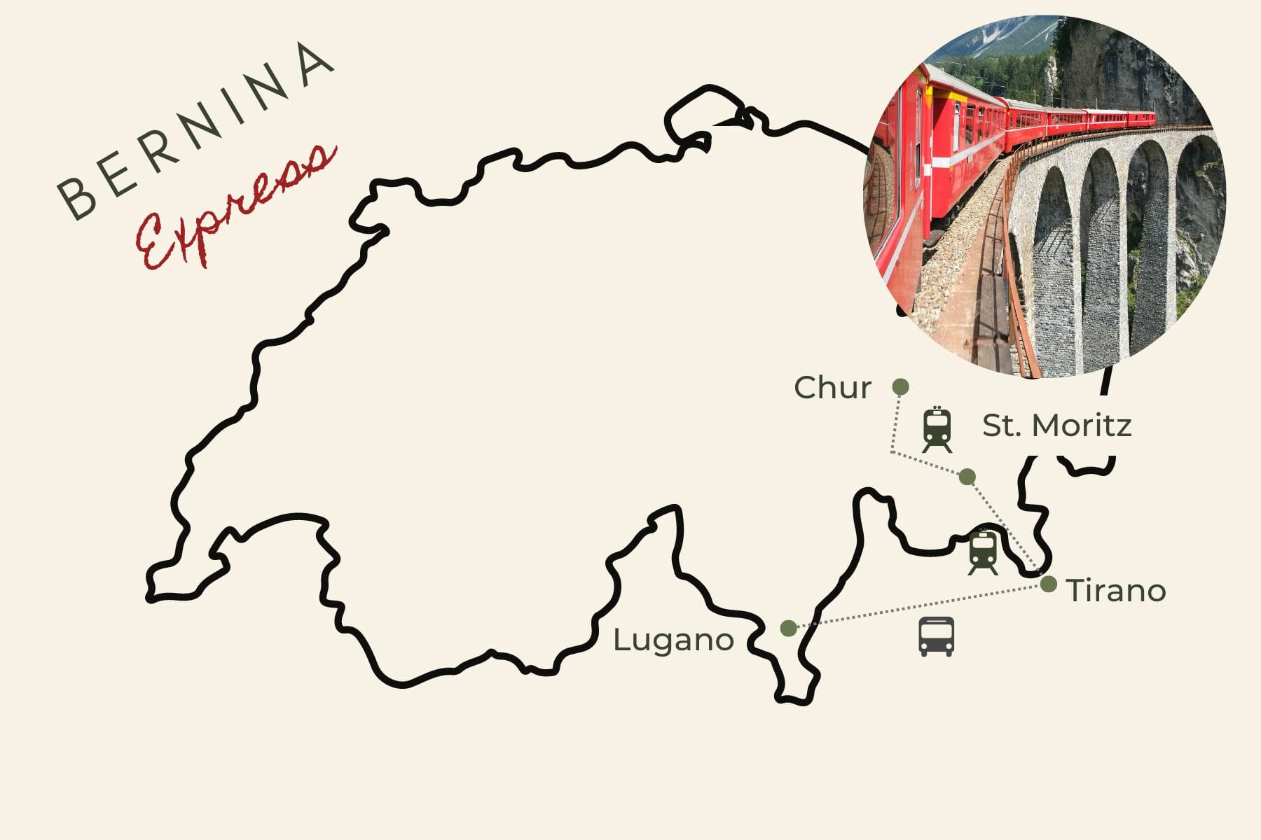 The most beautiful panoramic trains in Switzerland