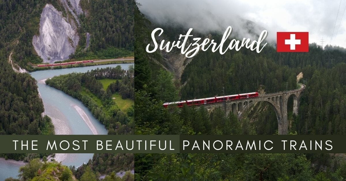 The most beautiful panoramic trains in Switzerland: our tips