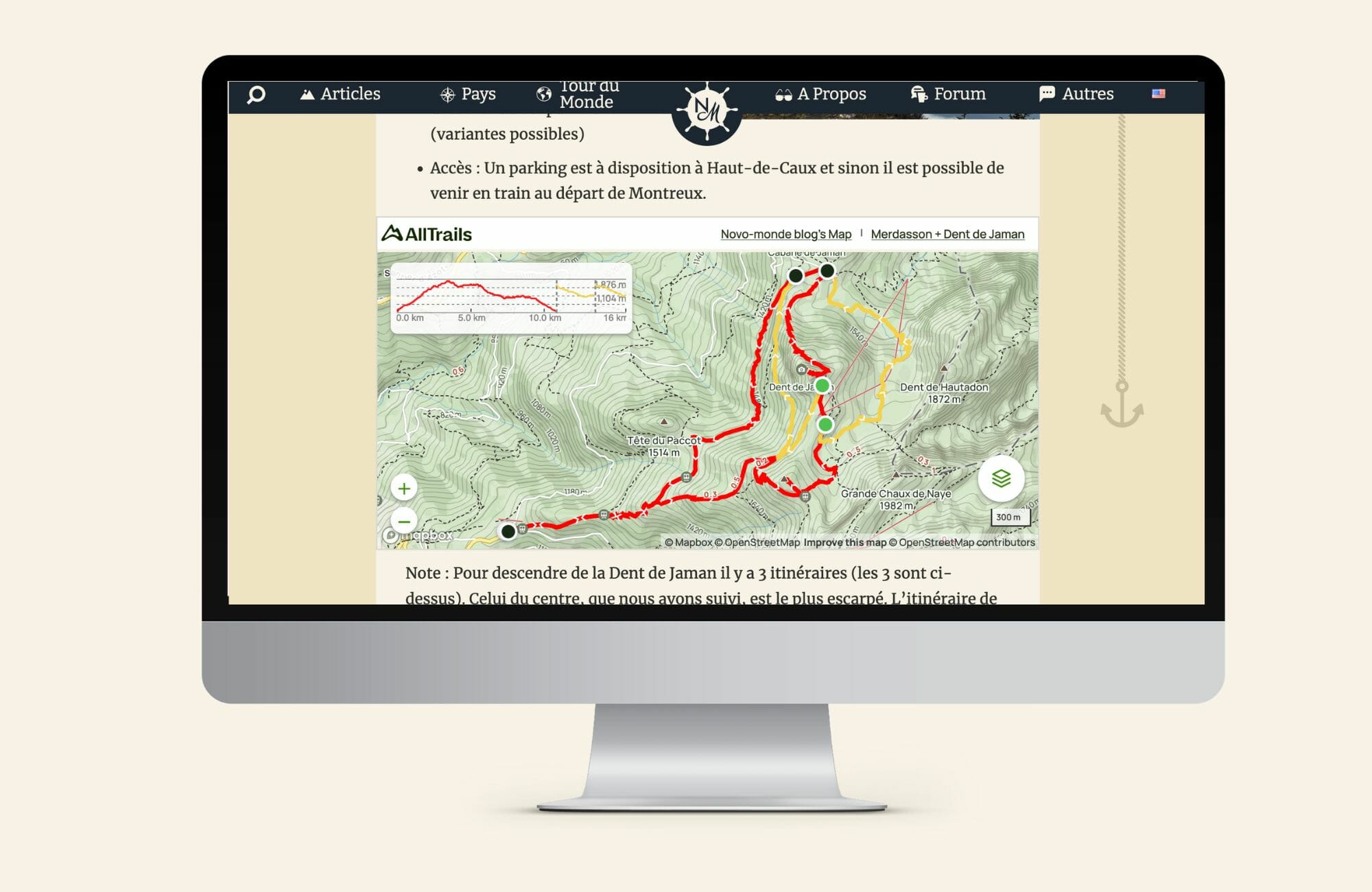 The AllTrails hiking app: why did we choose it?