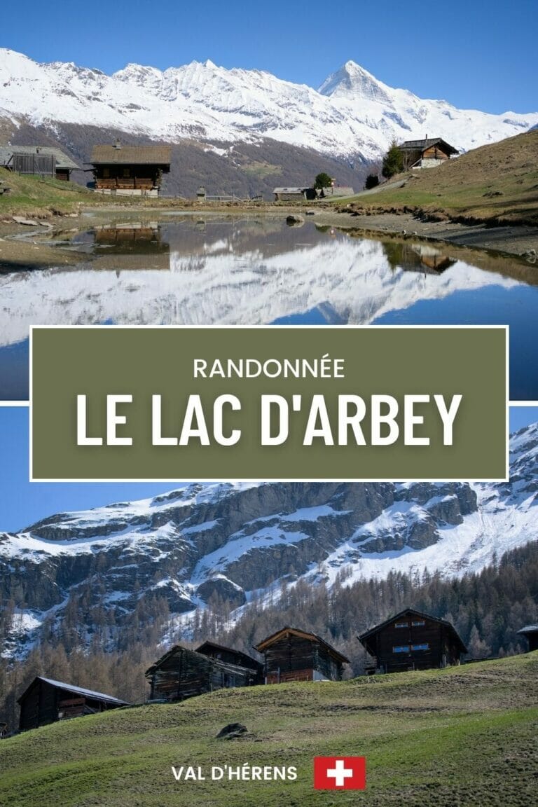 Rando au lac d'Arbey depuis Evolène ou les Haudères (+ GPX)