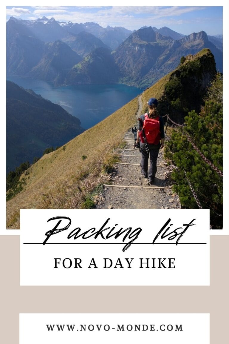 Our essential packing list for a day hike