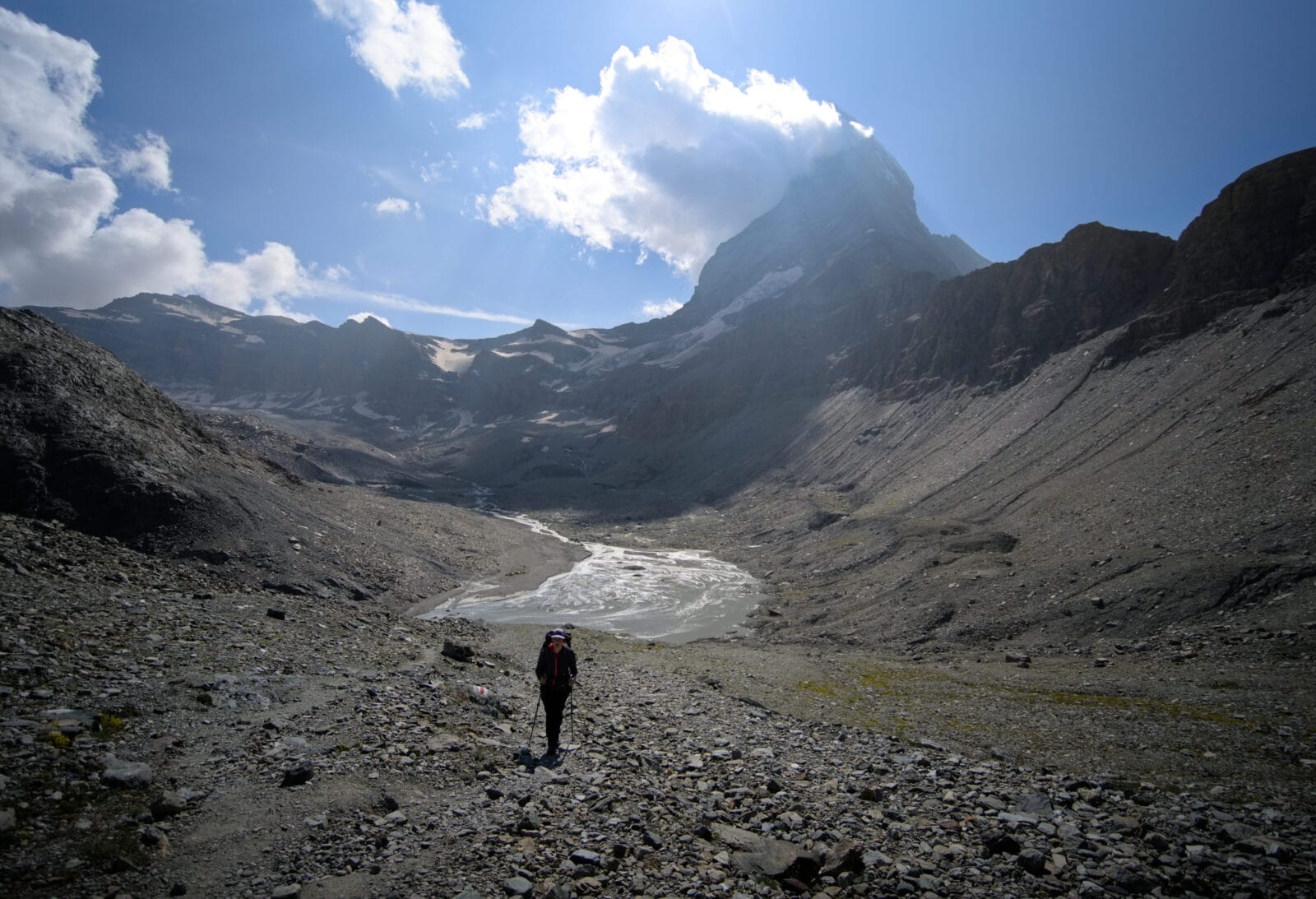 Hike to do in Zermatt : The Matterhorn Glacier trail