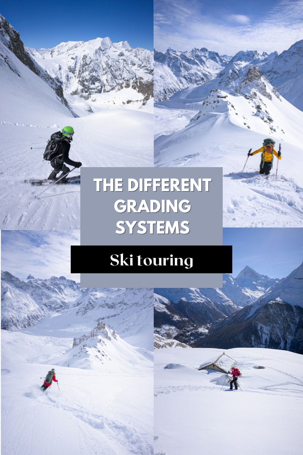 Comprehensive guide to the different ski touring grading systems